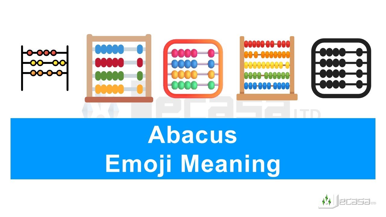 Abacus Emoji 🧮 Meaning | Learning Emojis - YouTube