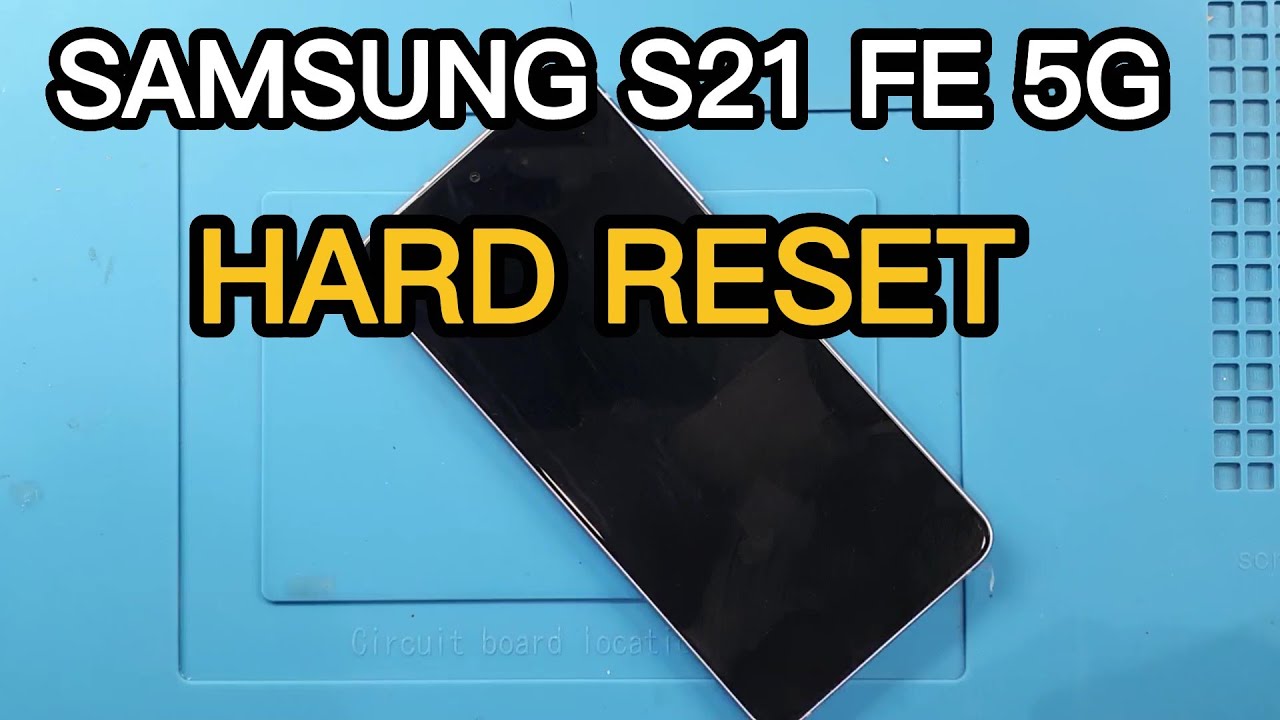 How To Hard Reset Samsung Galaxy S21 FE 5G / G990 - YouTube