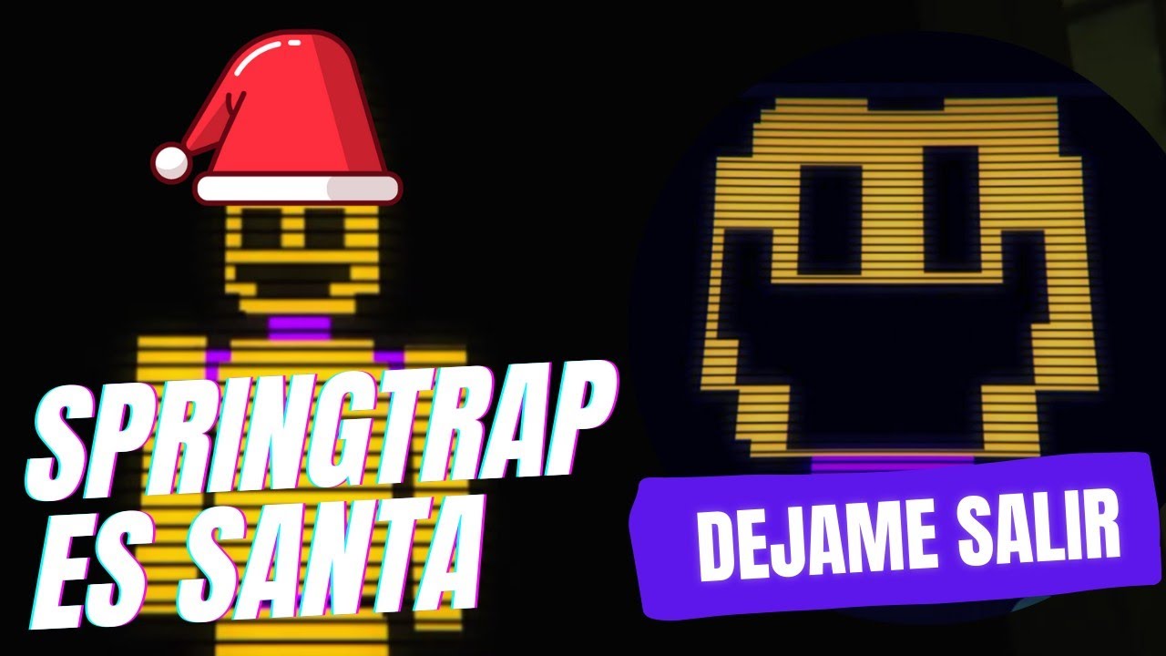 SPRINGTRAP SE VOLVIÓ SANTA CLAUS PERO ALGO ESTÁ MAL / THE GLITCHED ...
