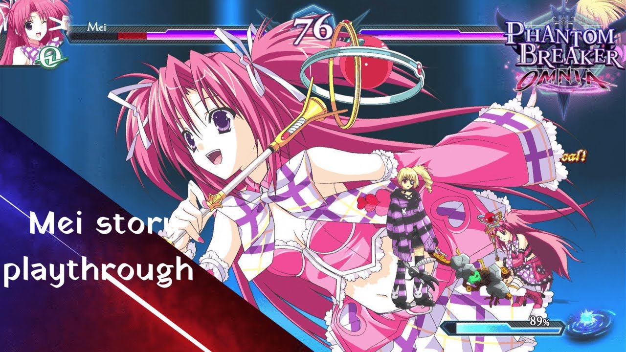 Phantom Breaker Omnia - Mei story playthrough - no commentary (PS4) - YouTube