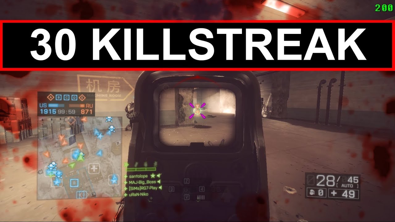 30 KillStreak - Battlefield 4 - YouTube