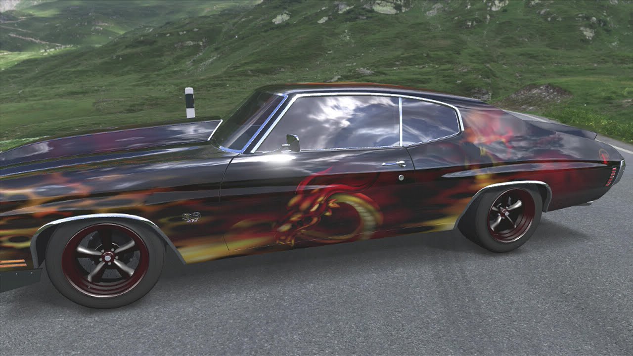 Drifting Muscle Cars Chevelle - YouTube