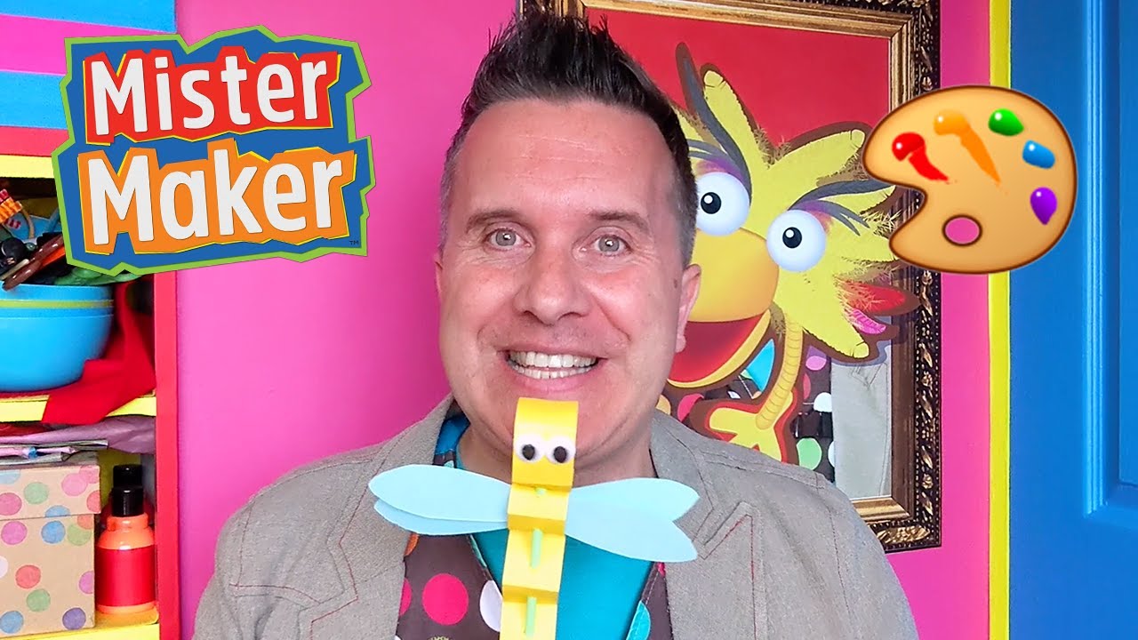 Make it Mister Maker: Awesome Dragonfly Make 🎨 - YouTube