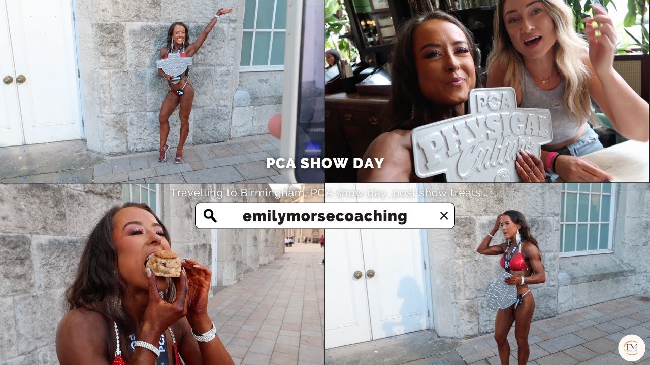 It's Show Day | My first bikini competition, PCA show, post show treats | emilymorsecoaching ...