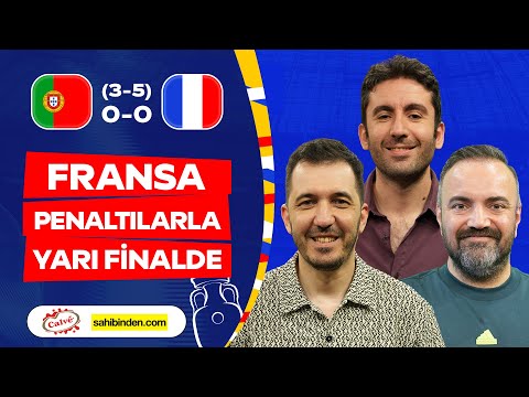 🔴 CANLI YAYIN | 🇫🇷 Fransa Yarı Finalde, 🇵🇹 Cristiano Ronaldo EURO 2024'e Veda Etti | Maç Çıkışı #17