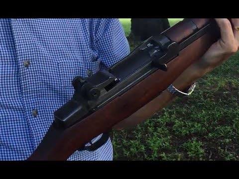 Winchester M1 Garand at 100 Yards - YouTube