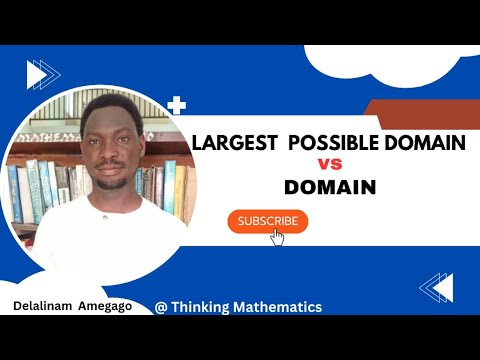 Largest Possible Domain Vs Domain - YouTube