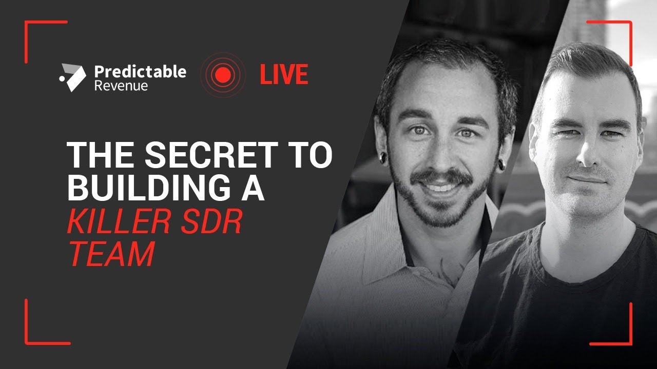 The Secret to Building a Great SDR Team - YouTube