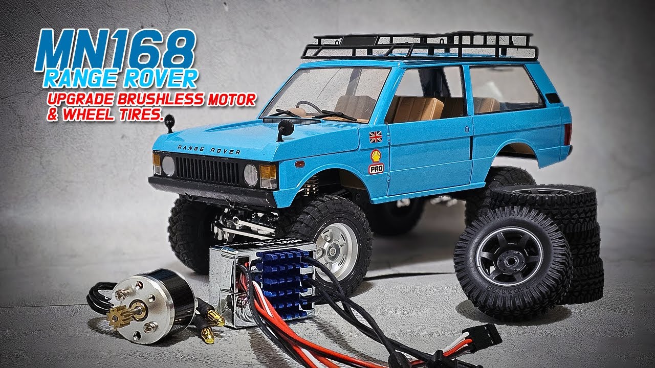 mn168 Brushless Motor & New Wheels, Tire Upgrade! / mn168 브러쉬리스 모터 & 새 ...