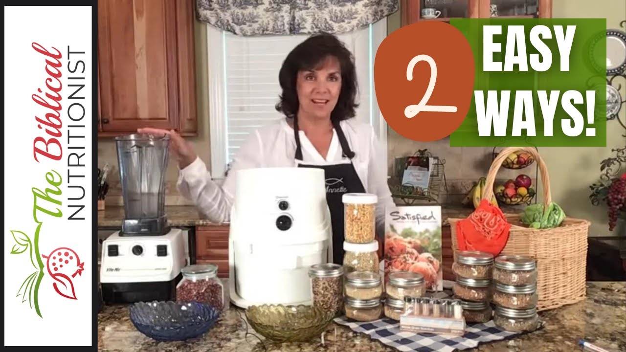Blender Vs Grain Mill - 2 Ways How To Make Flour (Easy & Fast!) - YouTube