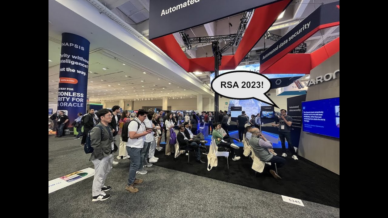 Don Colliver, Trade Show Presenter, presents for Varonis at RSA 2023 ...