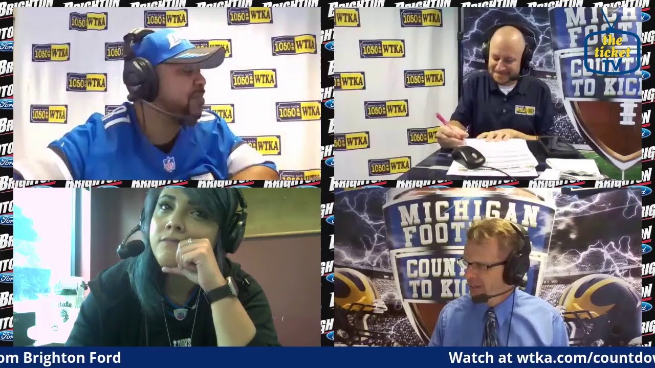Sports Talk 1050 WTKA The Ticket-TV Sunday Countdown to Kickoff - YouTube