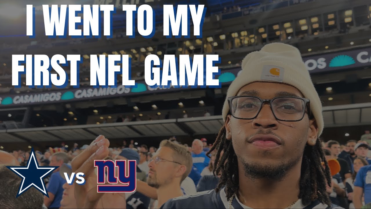 I WENT TO MY FIRST NFL GAME… - YouTube