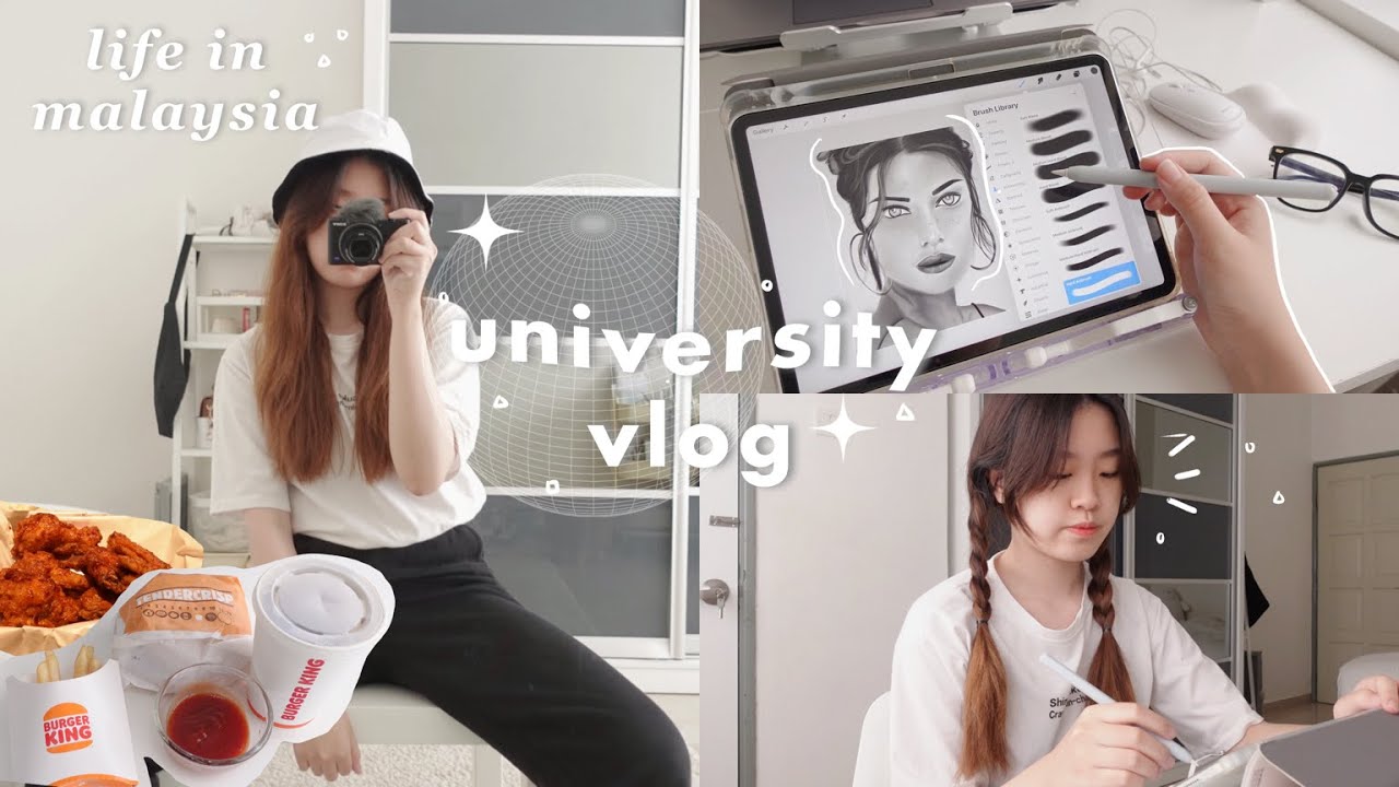 university vlog 🍞days in my life, multimedia art student 日常生活VLOG - YouTube