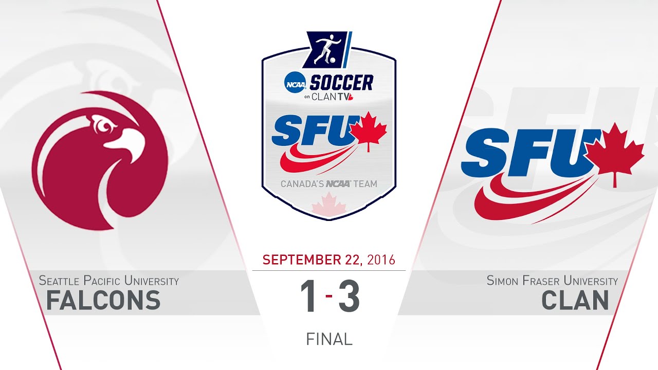 SFU Clan Men's Soccer: SFU vs. SPU - September 22, 2016 - YouTube