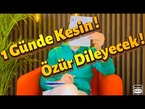 1 Günde Özür Diletme Ritüeli ! Kesin sonuç !
