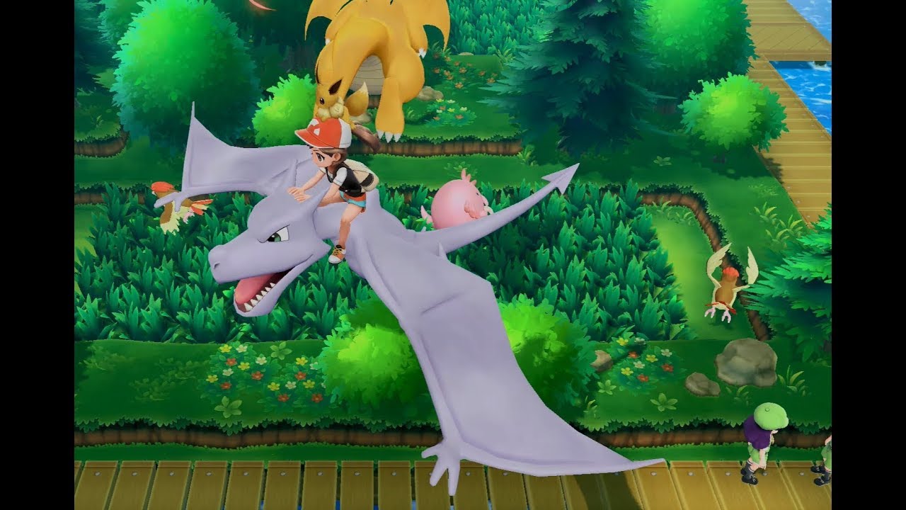 Pokémon: Let's Go, Eevee! All Pokémon on Route 13 (No Legendary Birds ...