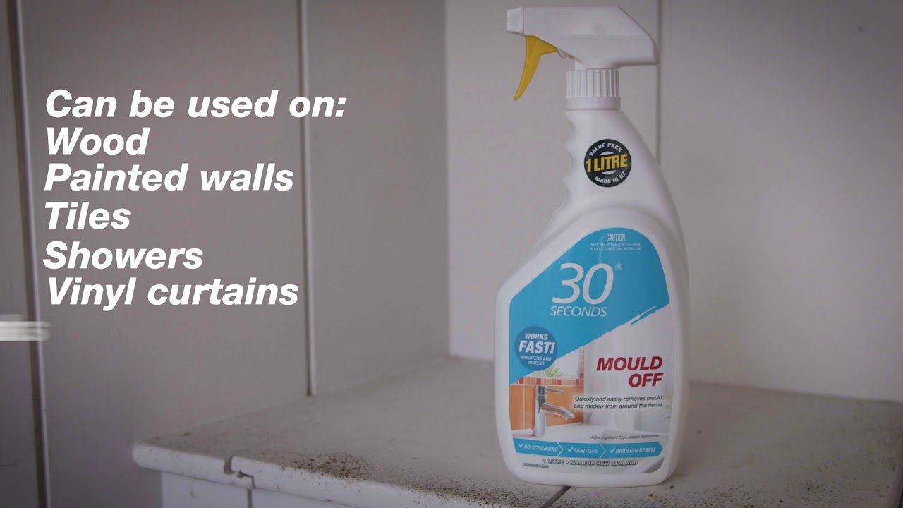 30 Seconds How To Clean Off Mould YouTube