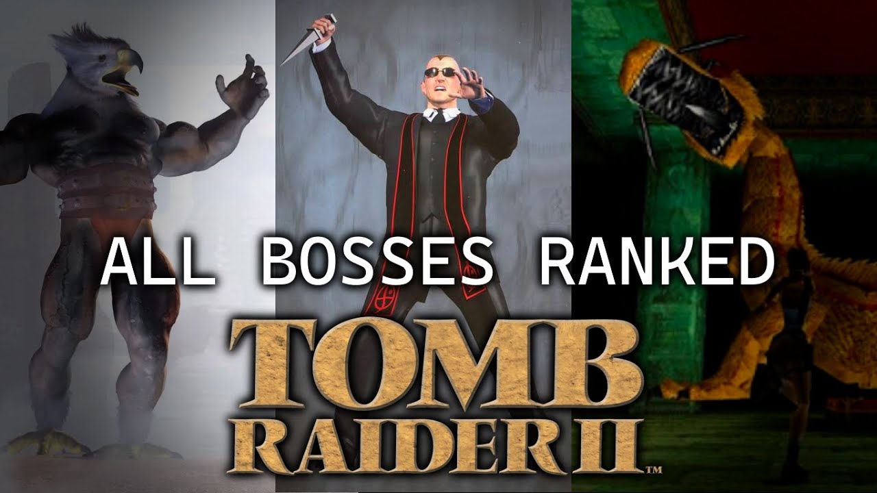 Tomb Raider 2 - All Bosses Ranked - YouTube
