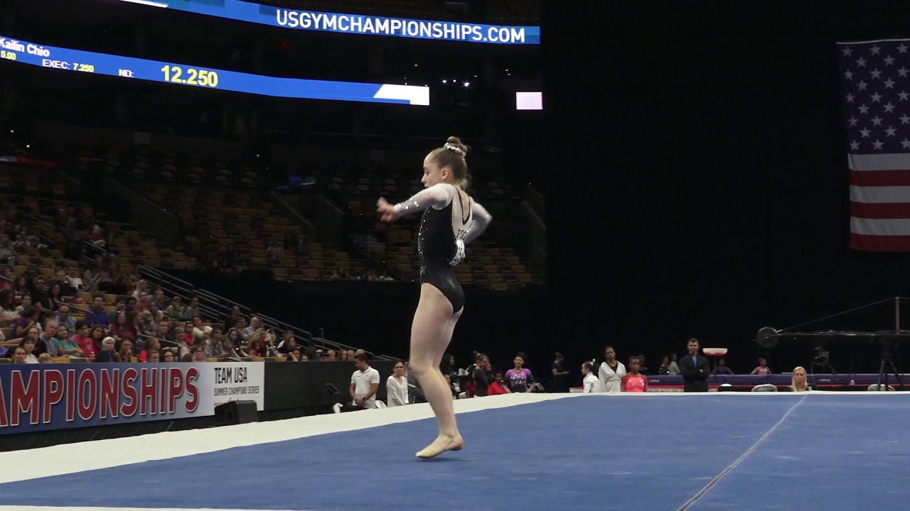 Sydney Morris – Floor Exercise – 2018 U.S. Gymnastics Championships ...