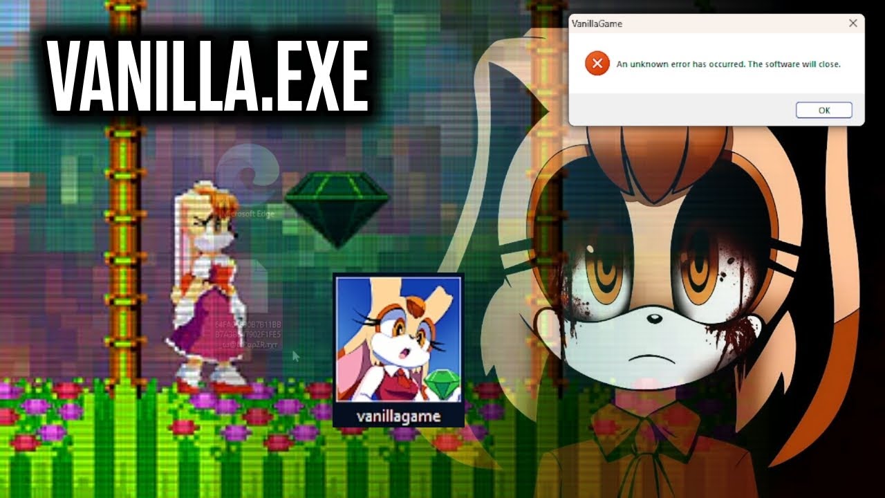 VANILLA.EXE - Game yang ternyata Virus Berkedok Game EXE - YouTube