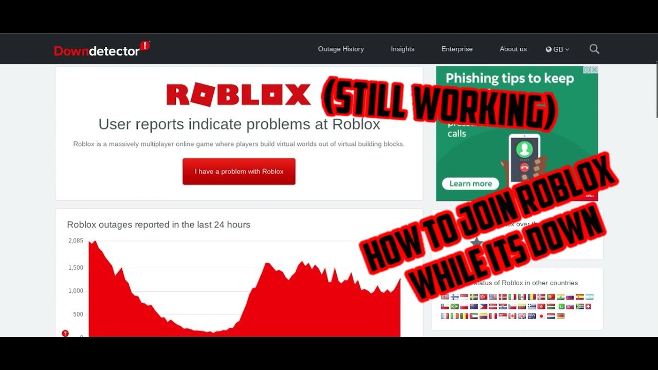 How To Join ROBLOX When It's DOWN - YouTube