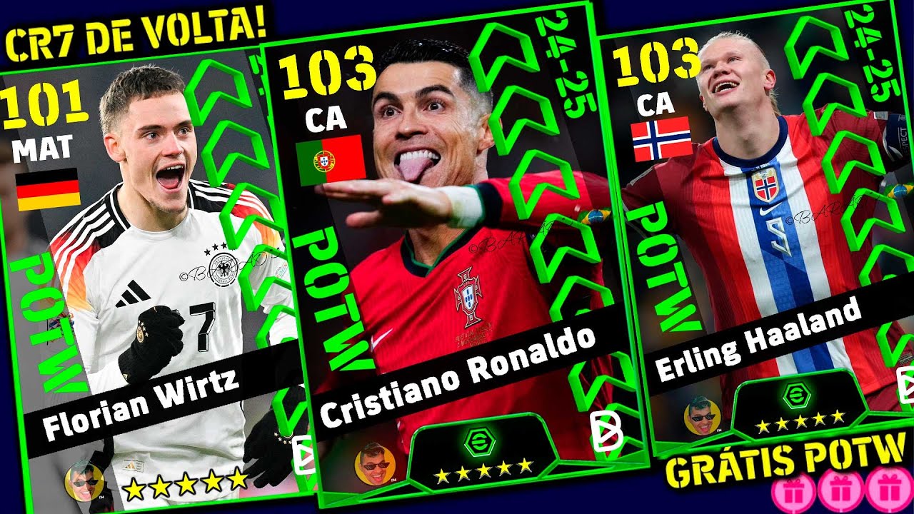 POTW! Cristiano Ronaldo de volta no eFootball 2025 - YouTube