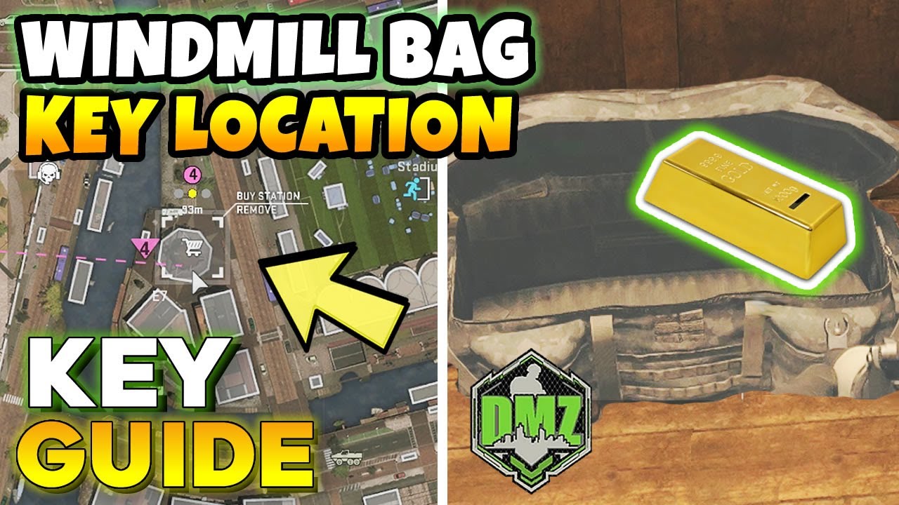 DMZ Windmill Bag Key Location Guide - YouTube