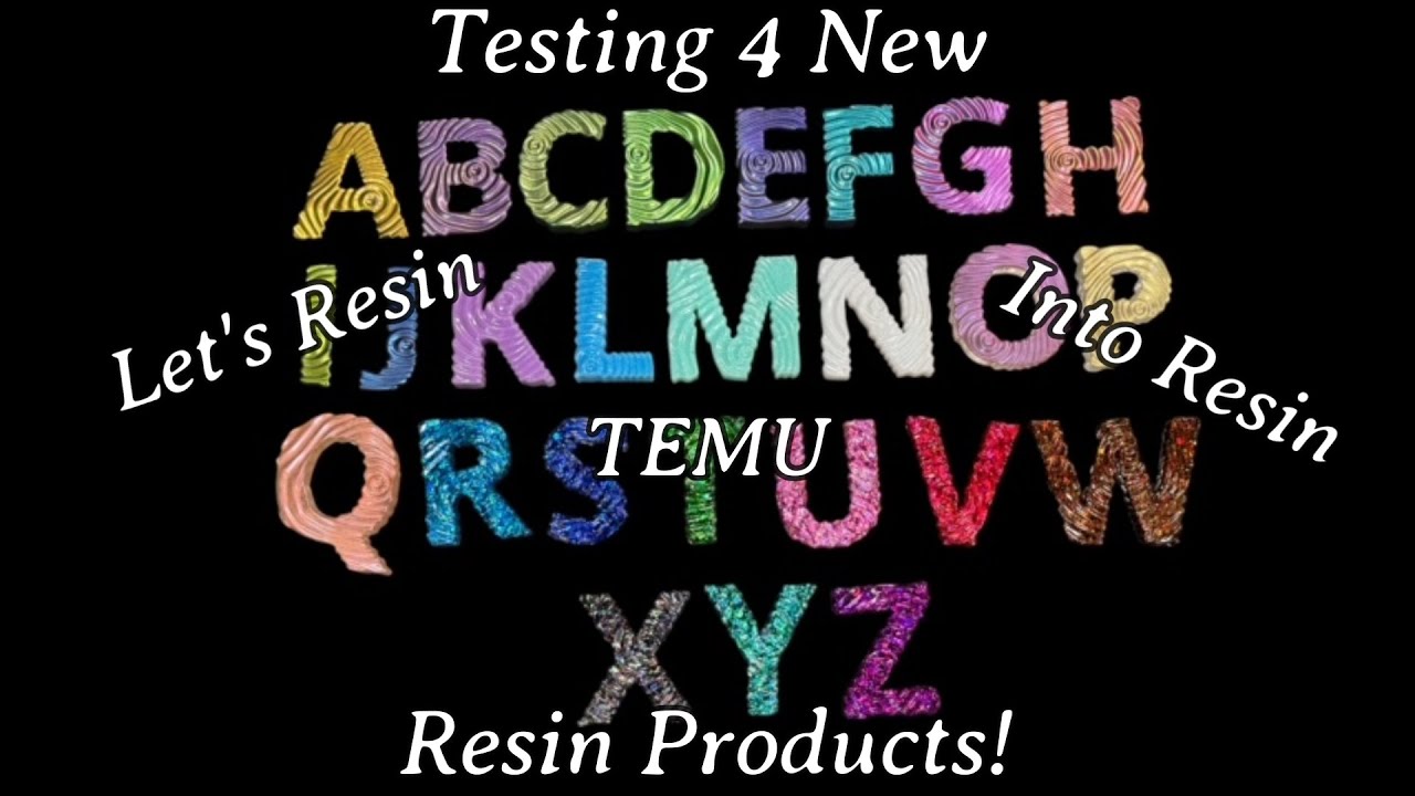 #428 Testing 4 New Products! Let's Resin - Into Resin - Temu - YouTube