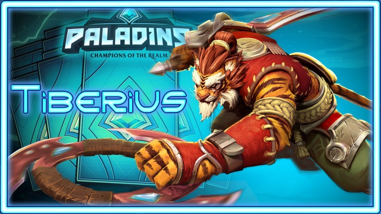 Paladins CZ Gameplay 127 - Tiberius - YouTube