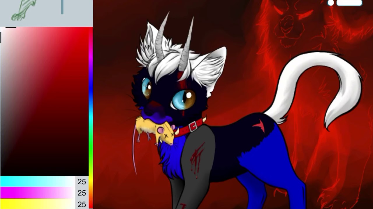 My oc (Blue) red description - YouTube