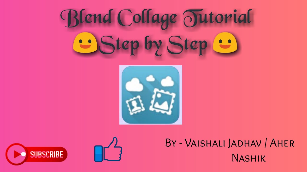 Blend collage Tutorial step by step - YouTube