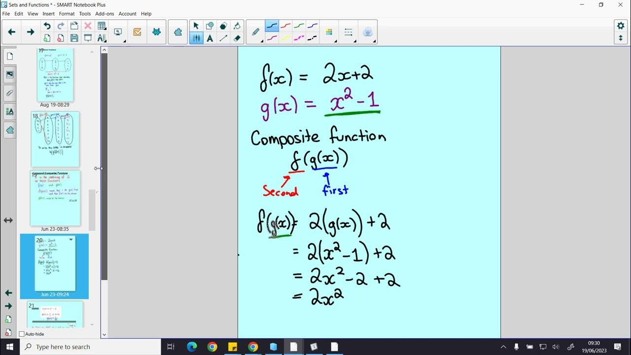 Higher Maths - Functions - Composite Functions 2 (Alternate examples) - YouTube