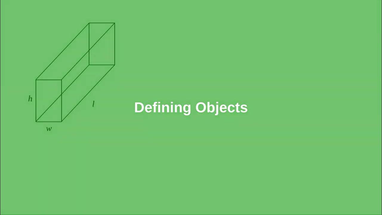 Chapter 13: Defining Objects - YouTube