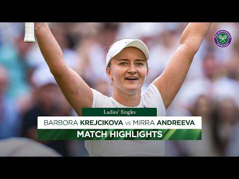 Stunning Barbora! | Barbora Krejcikova v Mirra Andreeva  | Extended Highlights | Wimbledon 2026