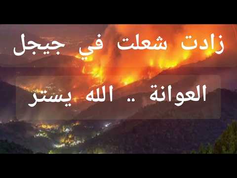 عاجل 🔴 حريق جديد في جيجل بالعوانة يا رب السلامة 🚨🚨