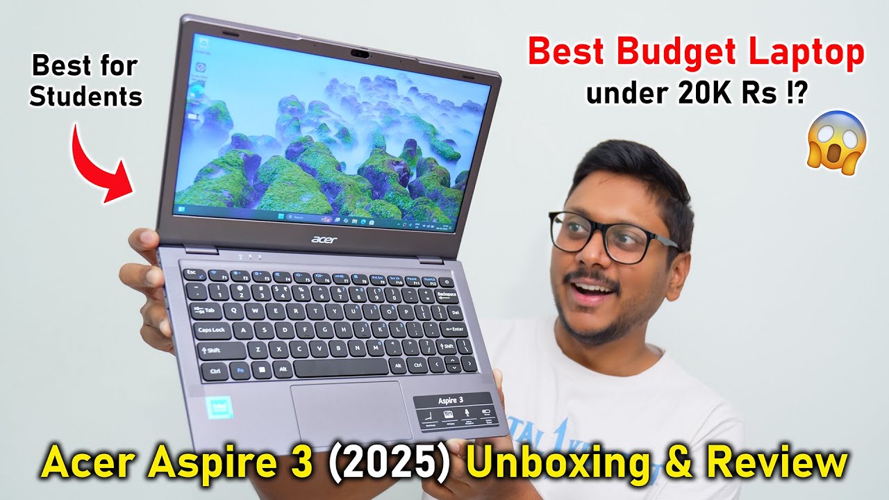 Best Laptop under 20K Budget..?😱 Acer Aspire 3 (2025) Unboxing & Review ...