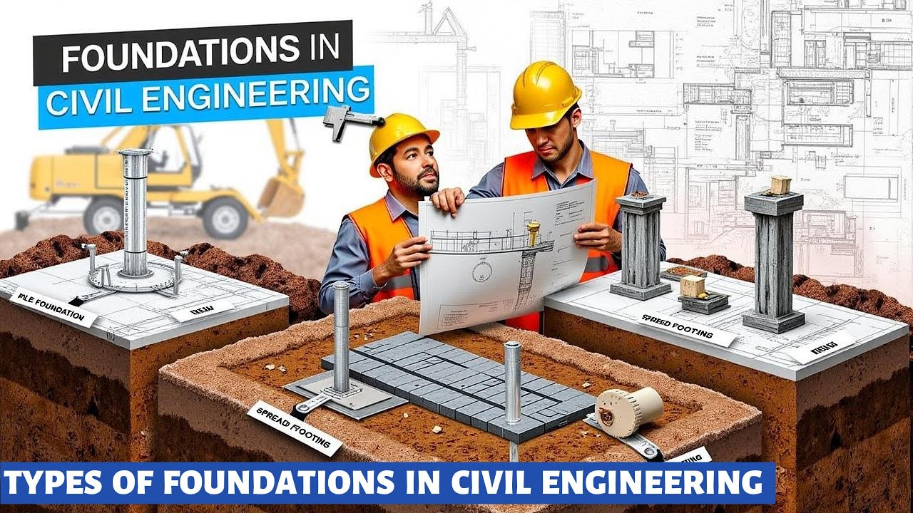 FOUNDATIONS IN CIVIL ENGINEERING | FOOTINGS, MAT, PILE FOUNDATIONS ...