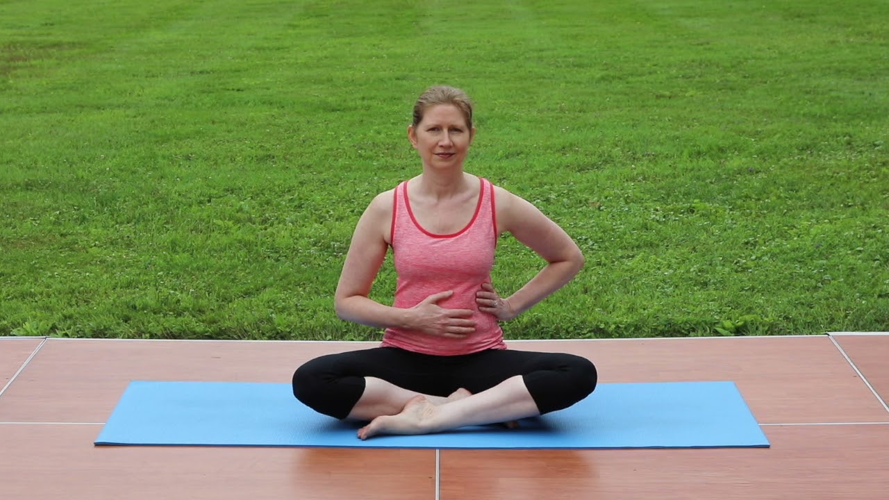 Intermediate Yoga: Three-Part Breath - YouTube