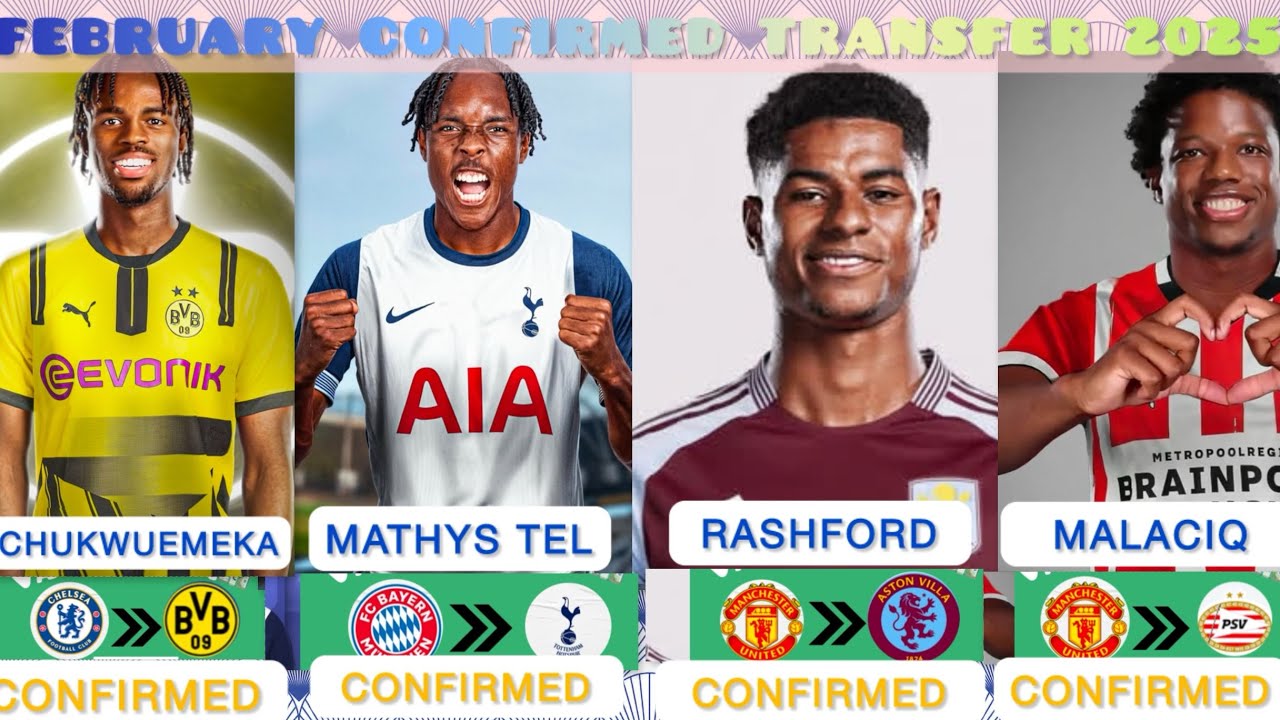 🚨THE LATEST CONFIRMED TRANSFERS NEWS & RUMORS DEALS FEB 2025 WINTER ...