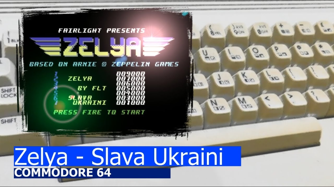 Commodore 64 -=Zelya - Slava Ukraini=- - YouTube