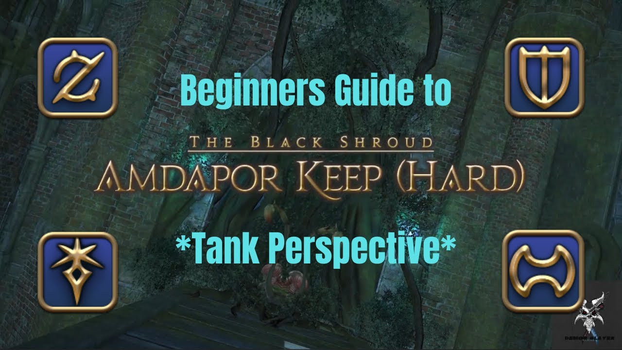 Final Fantasy 14 Amdapor Keep (Hard) Dungeon Walkthrough - YouTube
