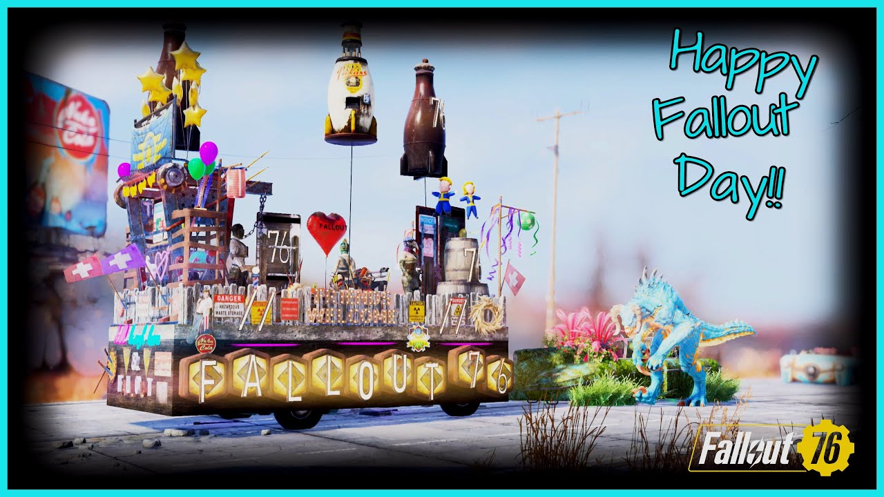 Happy Fallout Day!!🩷🩷 Fallout 76 Camps!!🩷🩷 - YouTube