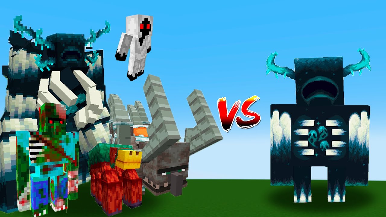 Warden vs Mutant Creatures in Minecraft - YouTube