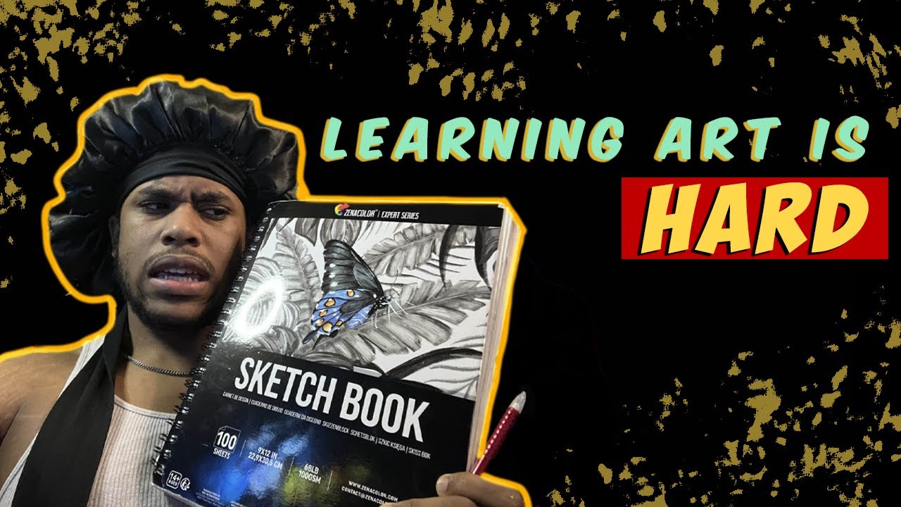 Learning How To Draw With No Experience (Art Vlog) - YouTube