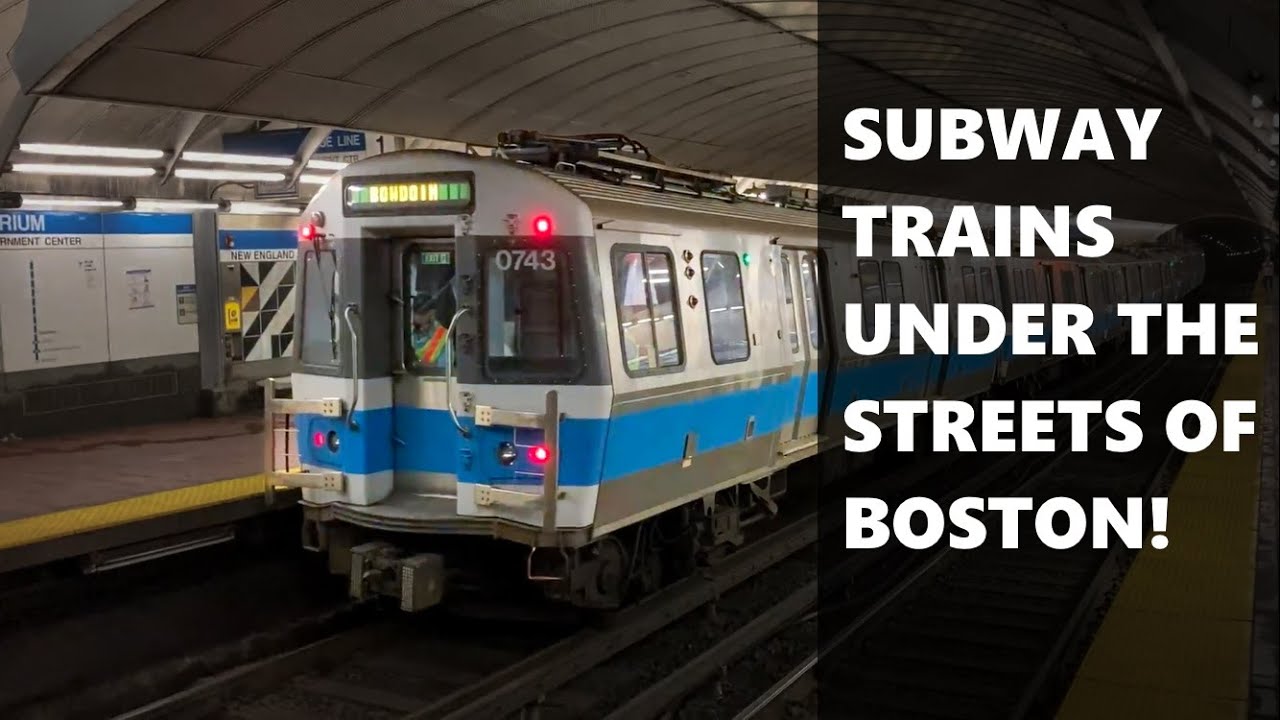The Subway trains of Boston Massachusetts - YouTube