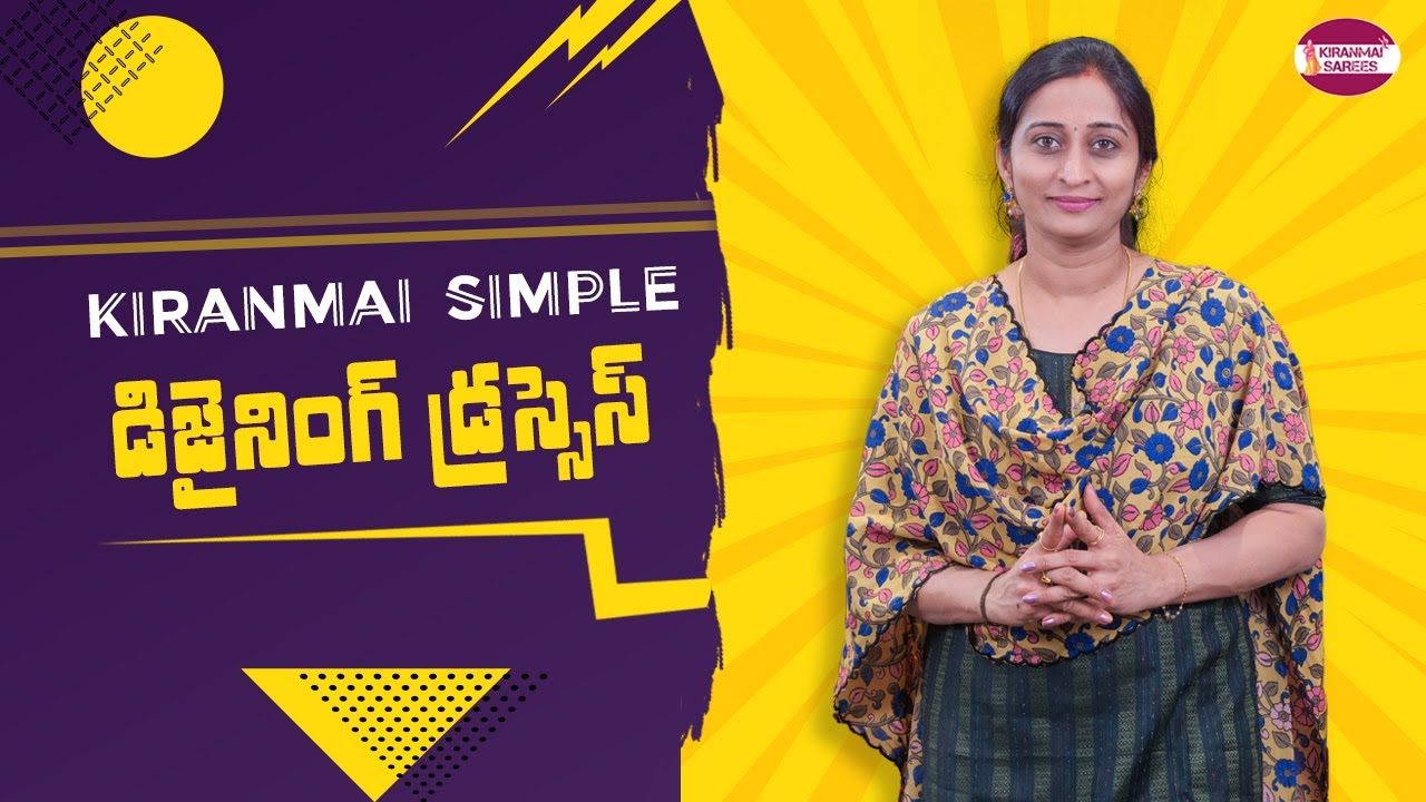 Simple design dresses for ladies || Hansitha Creation's || Kiranmai ...