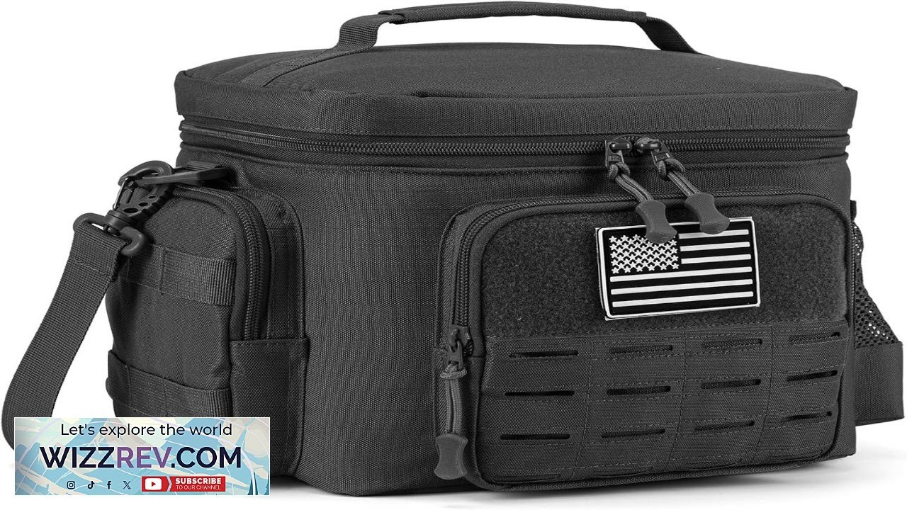 QT&QY Tactical Lunch Bag for mens Military heavy duty lunch box work ...