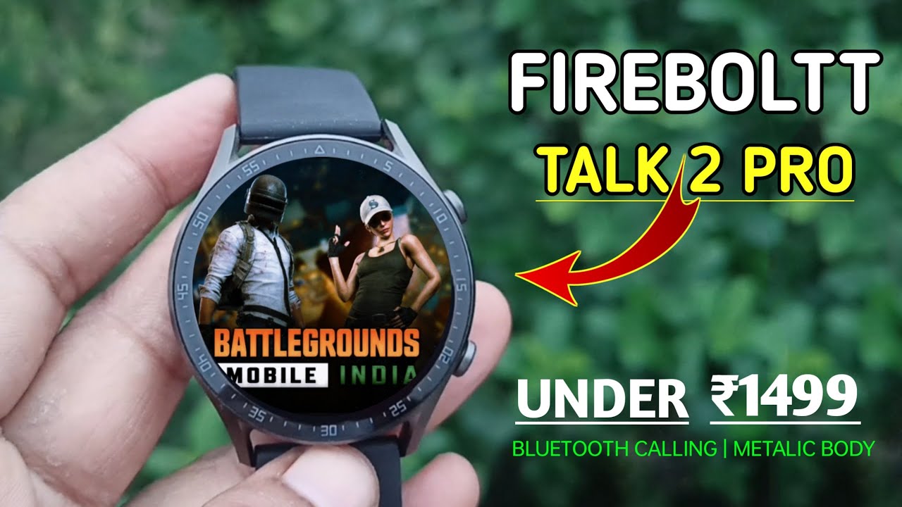 Best Smartwatch Under ₹1500 | Fire-boltt Talk 2 Pro Unboxing & Review ...