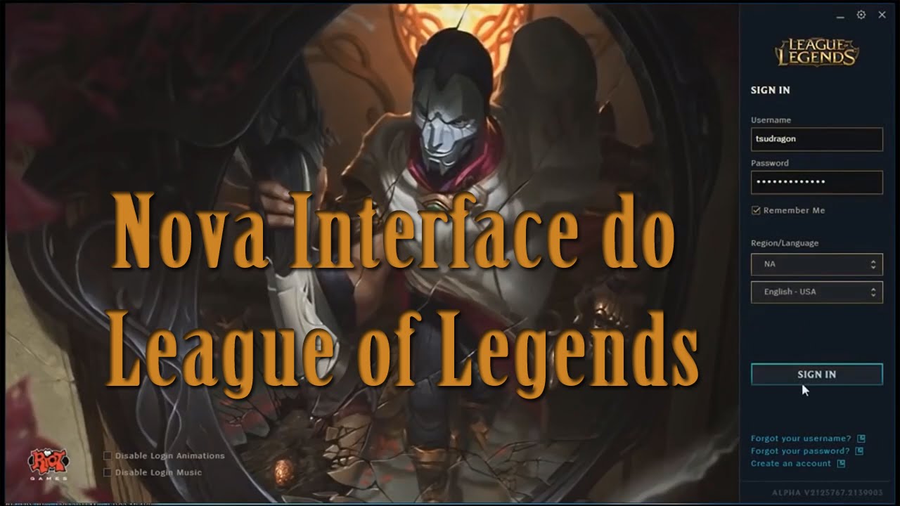 Nova Interface - League of Legends - YouTube